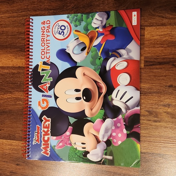 Disney | Toys | 32 Disney Junior Mickey Giant Coloring Activity Pad ...